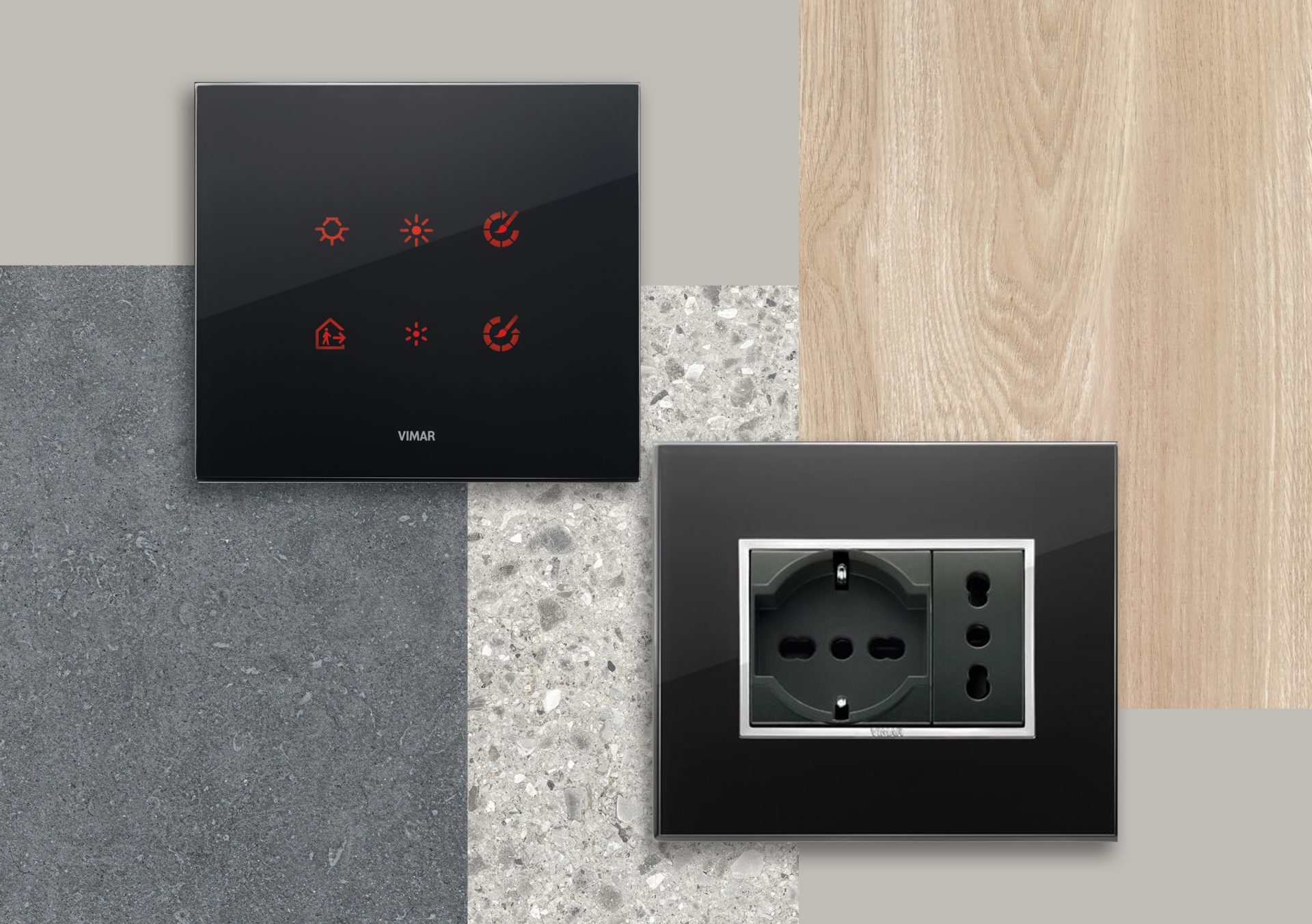 Placche e interruttori di design: scopri la linea Eikon Tactil di Vimar