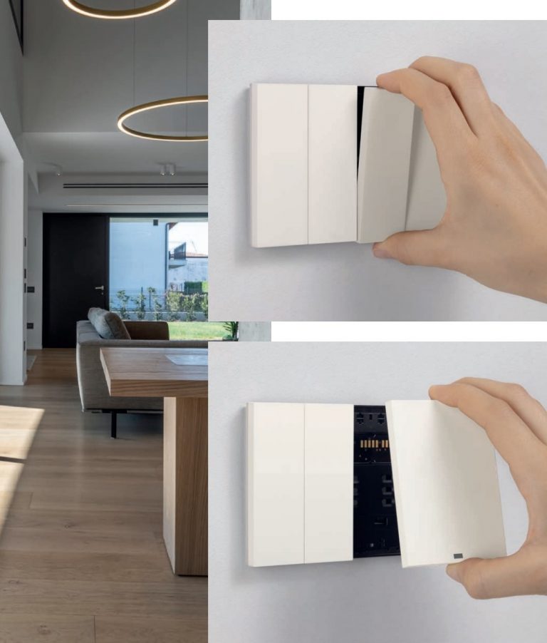 Domotica in casa grazie a Linea con piattaforma XT di Vimar